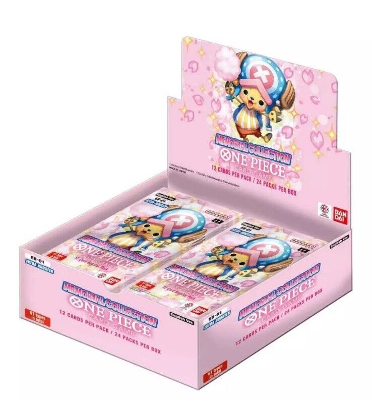 One Piece Card Game Memorial Collection Extra Booster Box [EB-01] EB01 ...